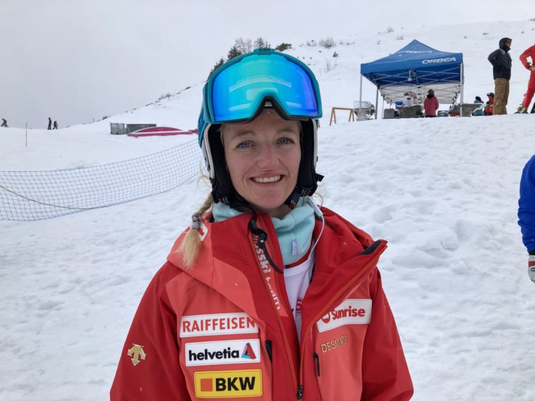 Martina Wyss vor ihrer Skicross Weltcup Premiere : Radio BeO